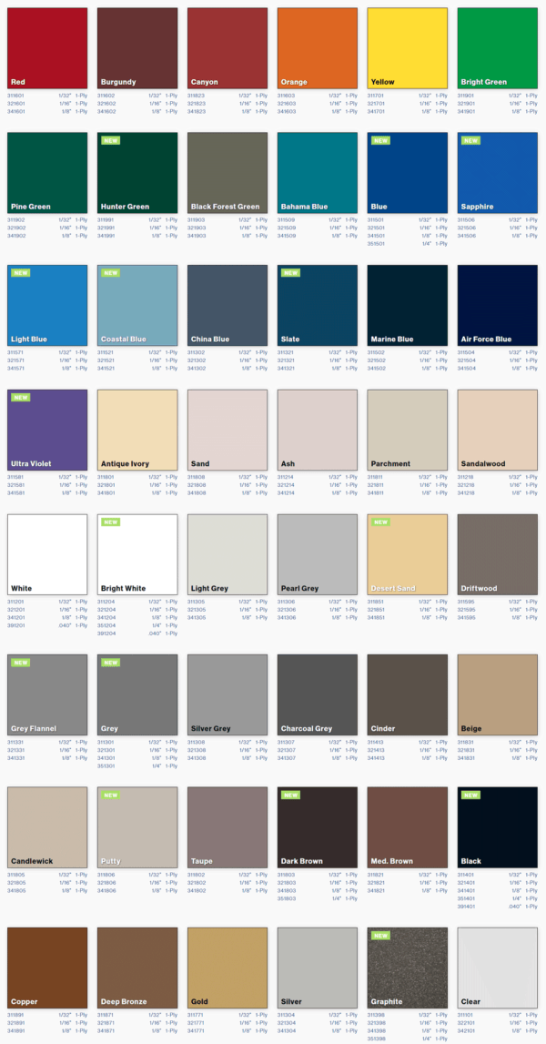 Custom Colors and Substrates | ADA Sign Factory