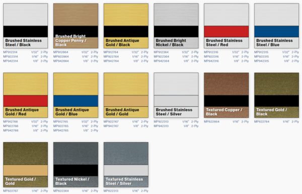 Custom Colors and Substrates | ADA Sign Factory