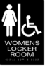 WOMENS LOCKER ROOM Sign | ADA Sign Factory