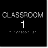 CLASSROOM NUMBER Sign | ADA Sign Factory