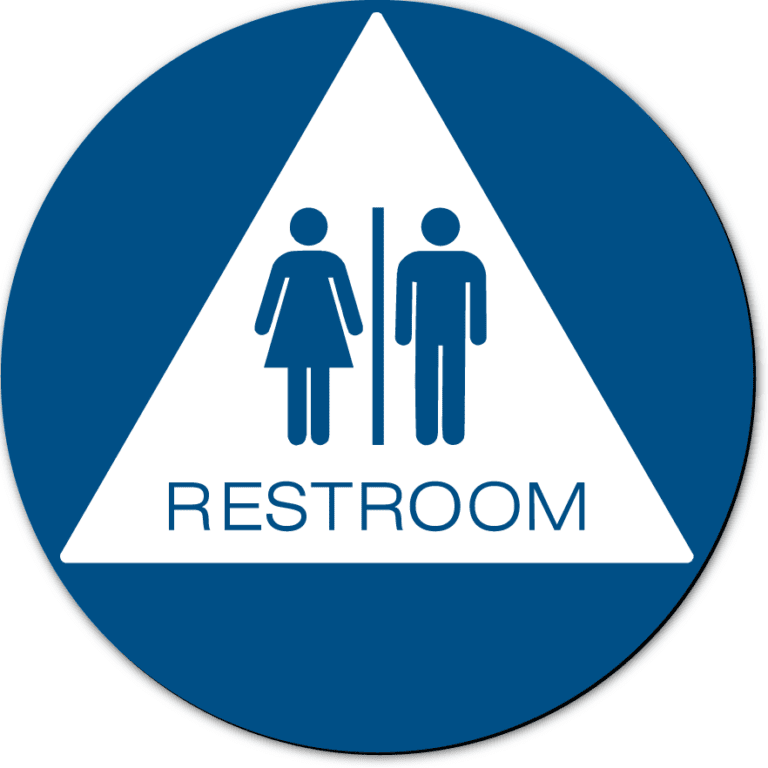 California Unisex Restroom Door Sign | ADA Sign Factory