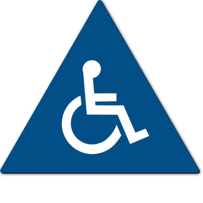 California Male Accessible RESTROOM Door Sign | ADA Sign Factory