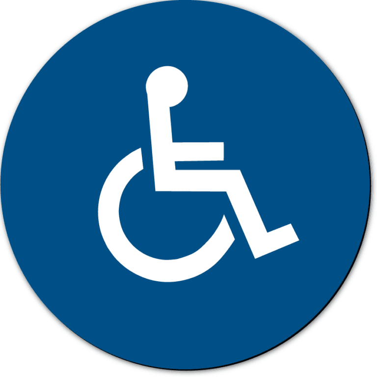 California Female Accessible RESTROOM Door Sign | ADA Sign Factory