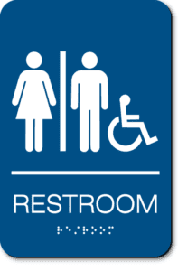 UNISEX ACCESSIBLE Restroom Sign | ADA Sign Factory